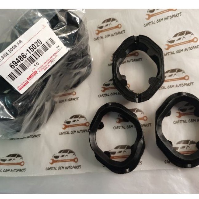 TOYOTA REAR SLIDING DOOR COVER / STRIKER COVER DOOR RUBBER ALPHARD ...