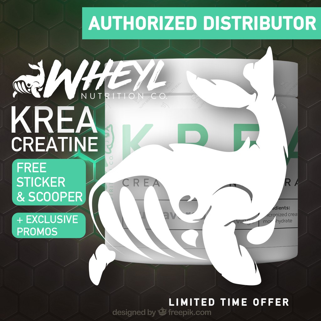 KREA - Creatine Monohydrate 300 grams (60 servings) by Wheyl Nutrition ...