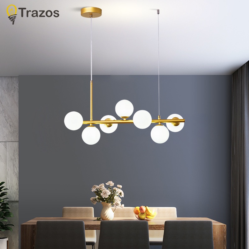 Trazos Black Ceiling Lights Modern Led Hanging Pendant Lamp Over The ...