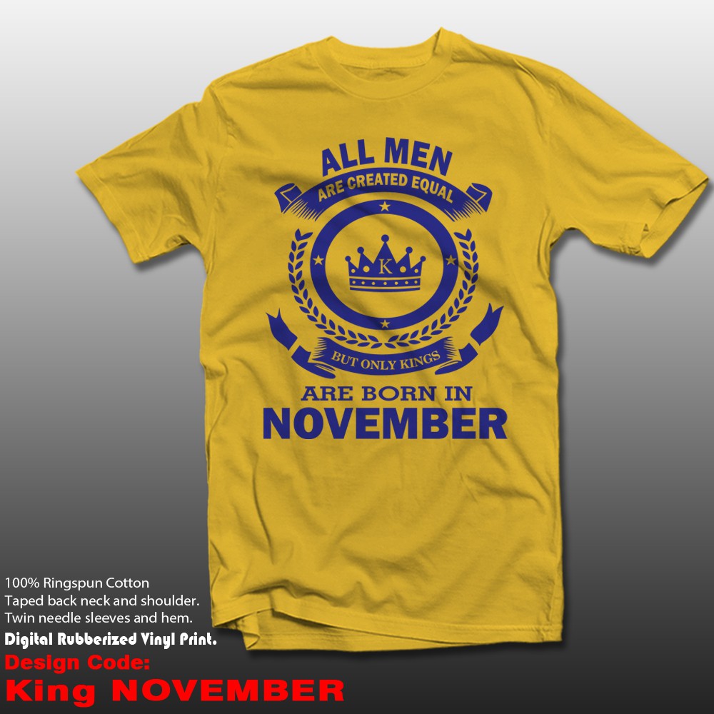 Gifo Shopee ZODIACS King November Shirt | Shopee Philippines