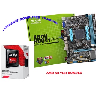 AMD A8-7680 APU 3.5GHZ/4C/4T/4MB/ RDN-R7/ FM2+ Bundle ONDA Fm2+ A68M Box Type | Shopee Philippines