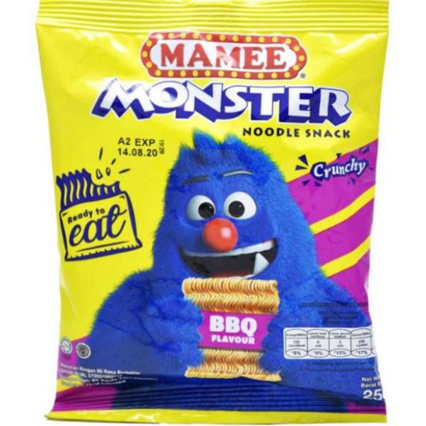 Mamee Monster BBQ Chicken Flavor Malaysian Indonesia Favorite Snack ...