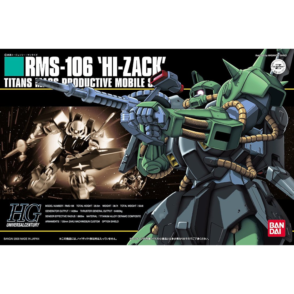 Gundam HG 1 /144 RMS-106 Hi - Zack | Shopee Philippines