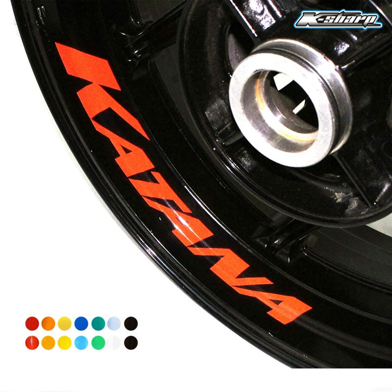 8 X CUSTOM INNER RIM DECALS WHEEL Reflective STICKERS STRIPES FIT ...