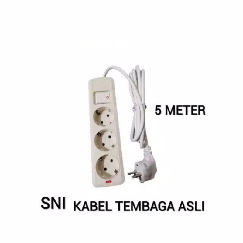 3-hole Power Plug+5meter Cable/Cable Socket/Original Copper Cable/sni ...