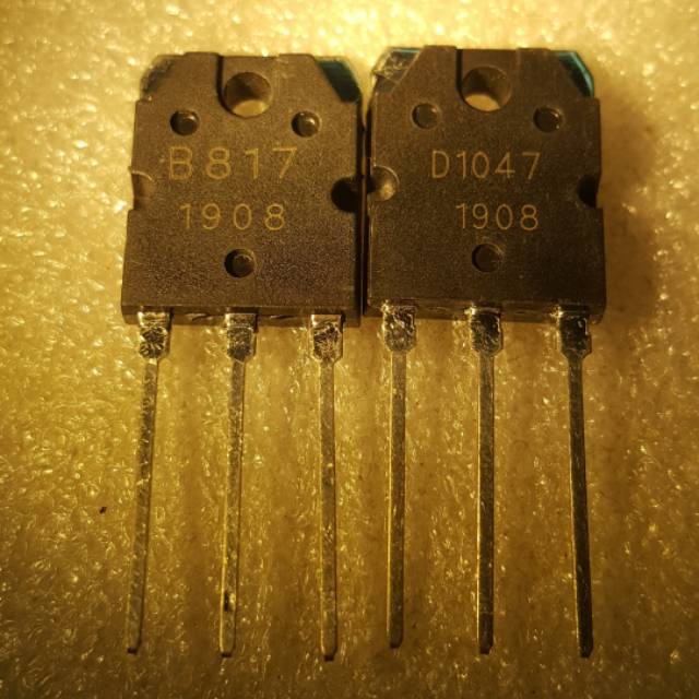 Transistor 2SB817 2SD1047 B817 D1047 Original power Amplifier pair | Shopee Philippines
