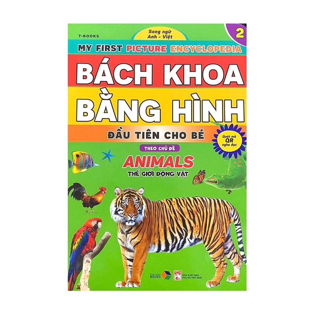 Book - Baby's First Visual Encyclopedia Themed Animals Book 2 Bilingual ...