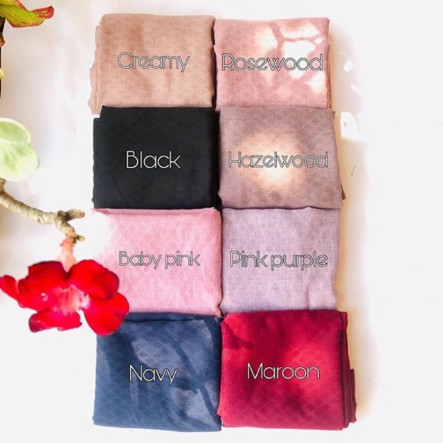 Shanum Square Hijab Syari (Voal Dobby Premium) | Shopee Philippines