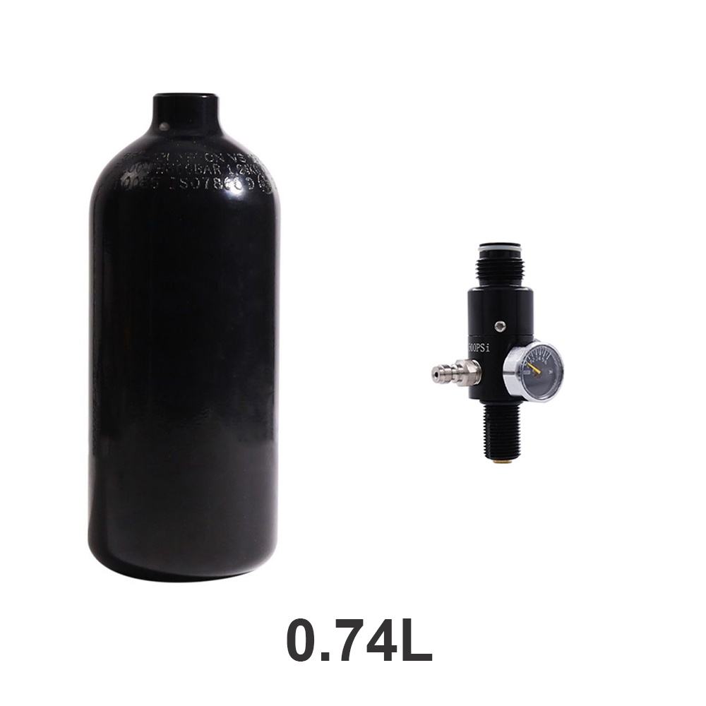 4500psi 300bar 0.74l 48ci Aluminum Cylinder Paintball Tank High ...