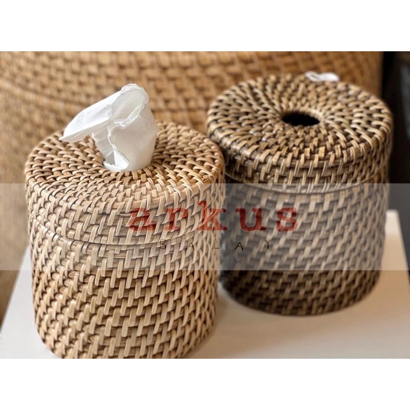 Native Handwoven rattan/labtang tissue holder | Shopee Philippines