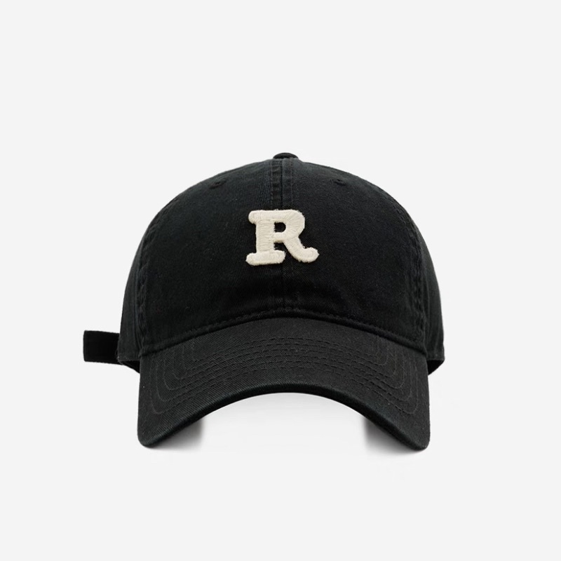 RAINBOWCO Letter R Korean Baseball Cap Unisex Fashion Cap For Men And ...