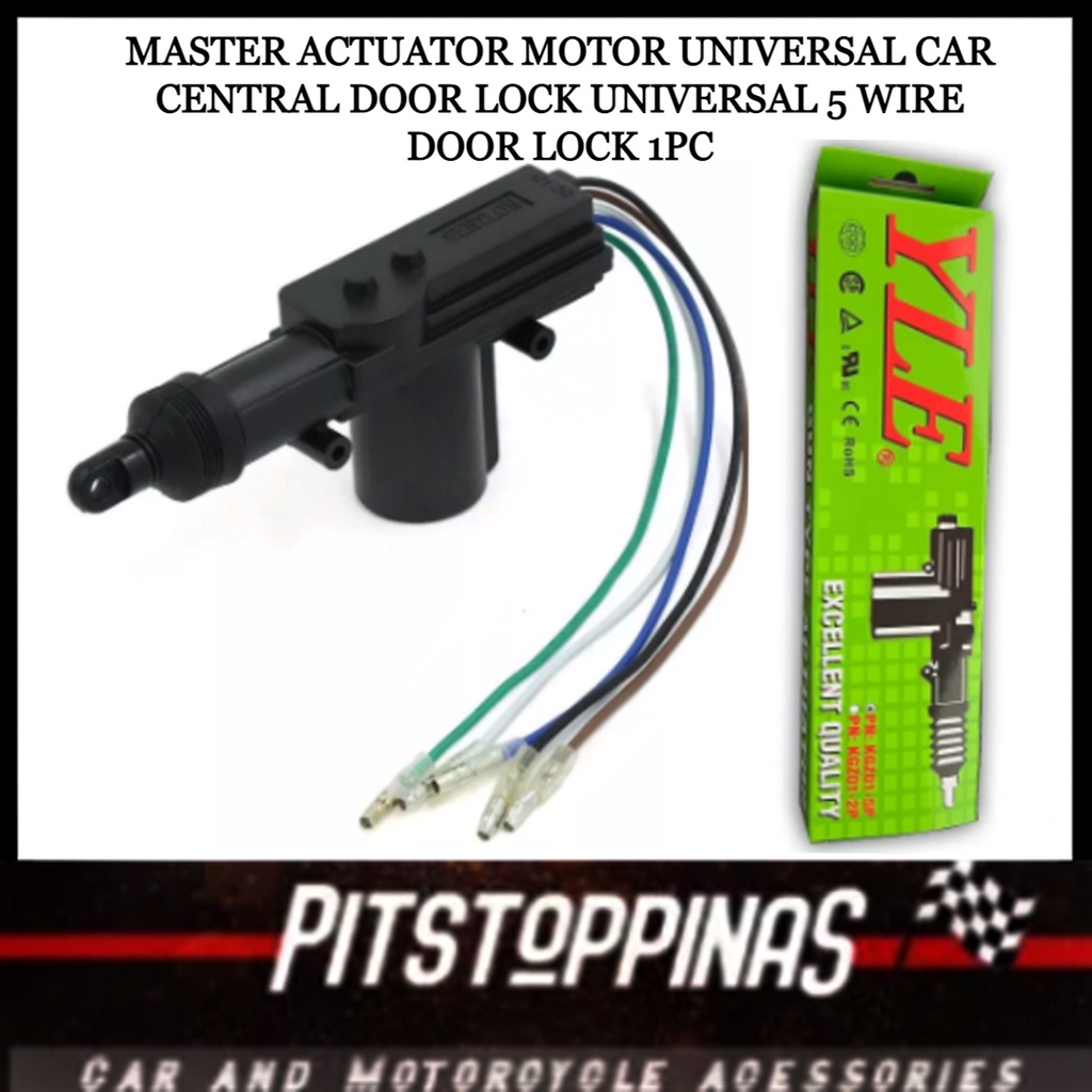 Master Actuator Motor Universal Car Central Door Lock UNIVERSAL 5 wire ...