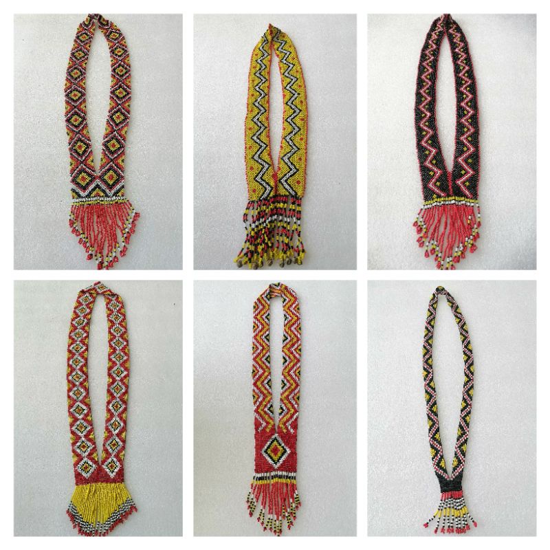 Beaded tribal necklace lei/ Ethnic/ Traditional / Mindanao made ...