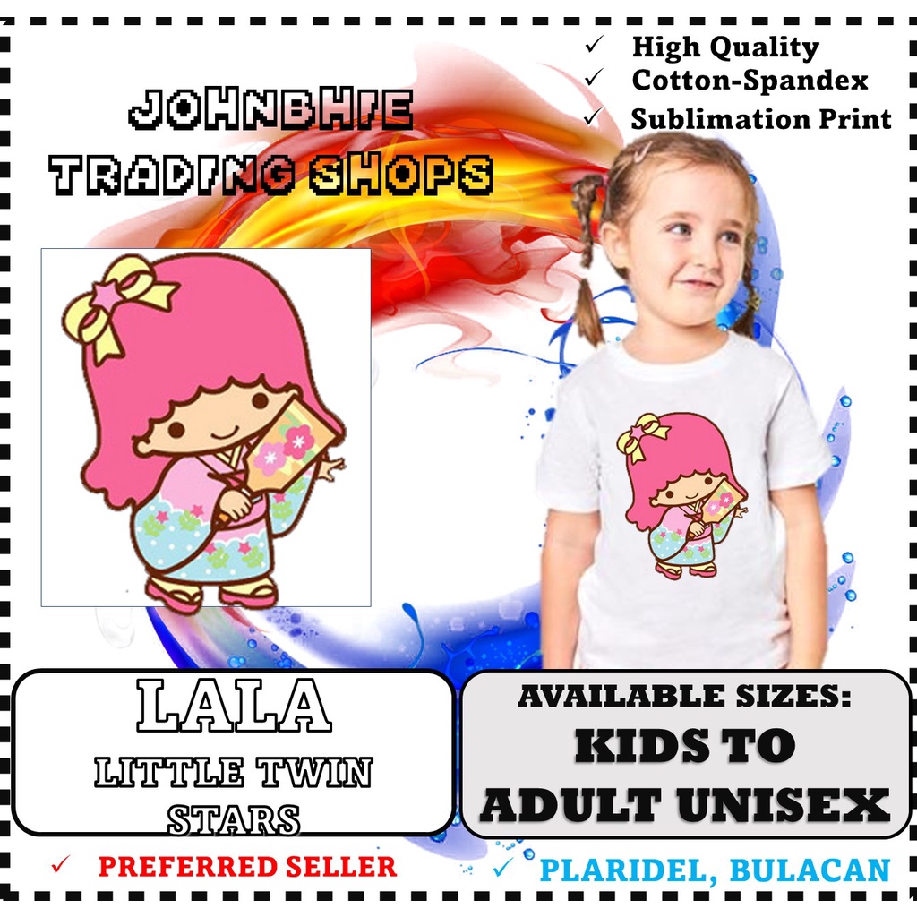 JOHNBHIE | ♡Sanrio LALA Little Twin Star Tee Shirt Lala Shirt 1 for ...