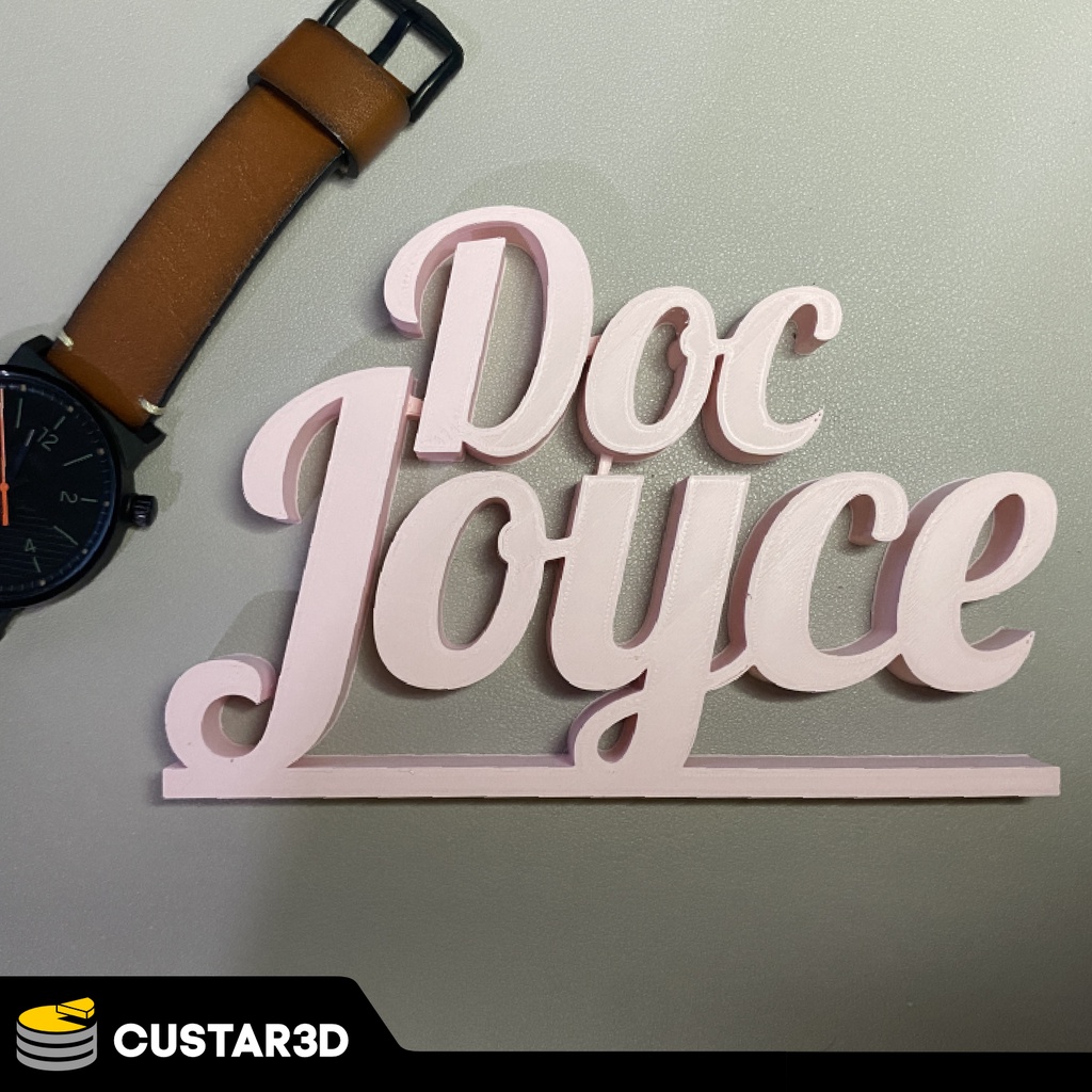 Desk Standee Personalized Name 3D Printed PLA | Shopee Philippines