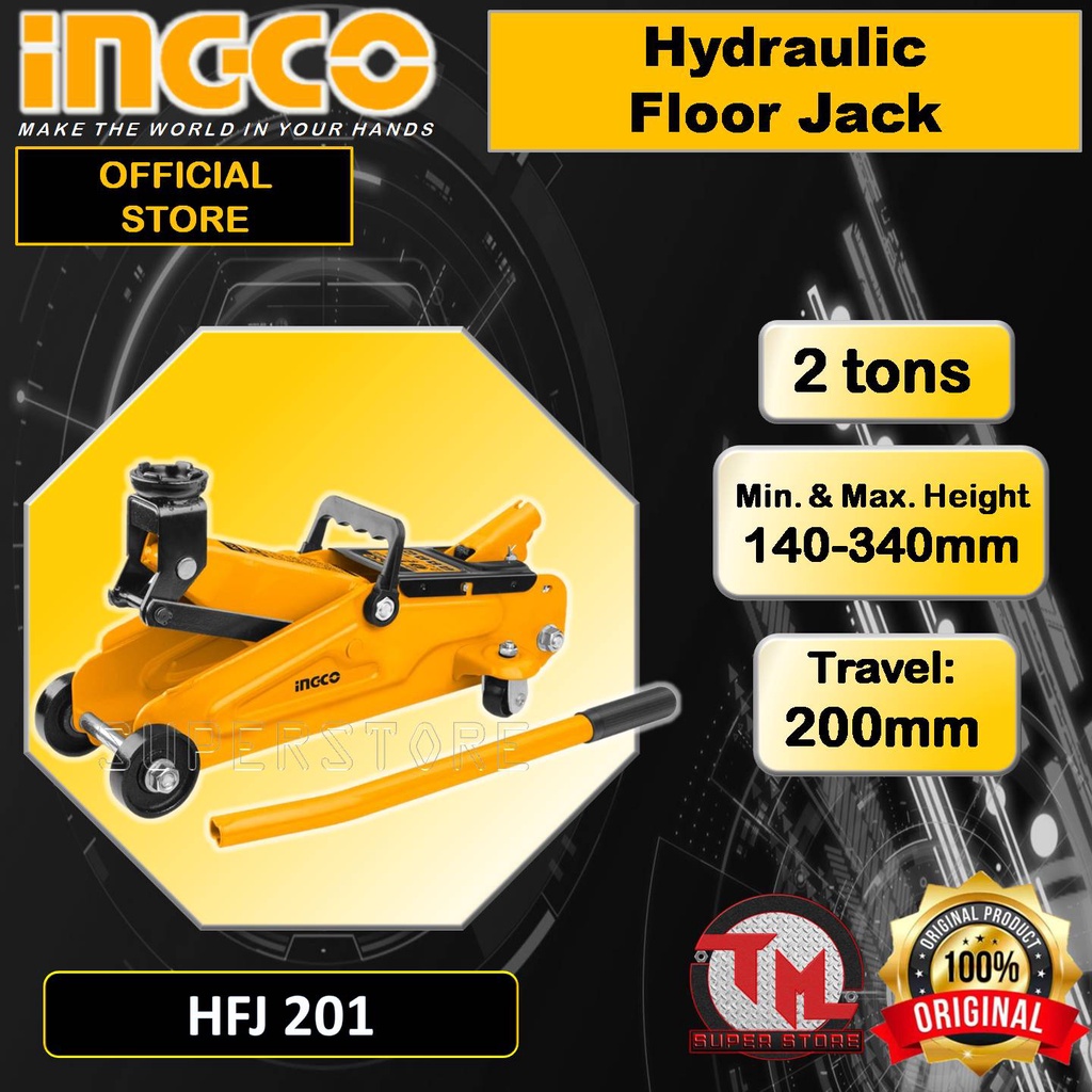 INGCO Hydraulic Floor Jack • Tm ss | Shopee Philippines