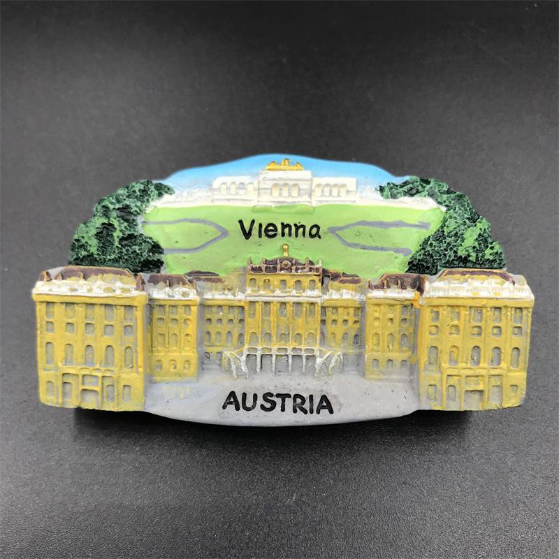 Resin Fridge Magnet Austria Malaysia Vatican Thailand Singapore Vienna ...