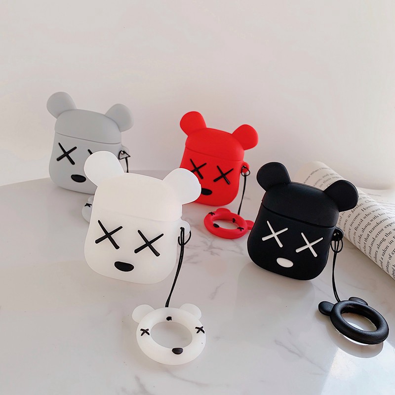 airpods 4 Cover Fashion bearbrick Kaws For Airpods 1 2 3 pro gen 2 case ...
