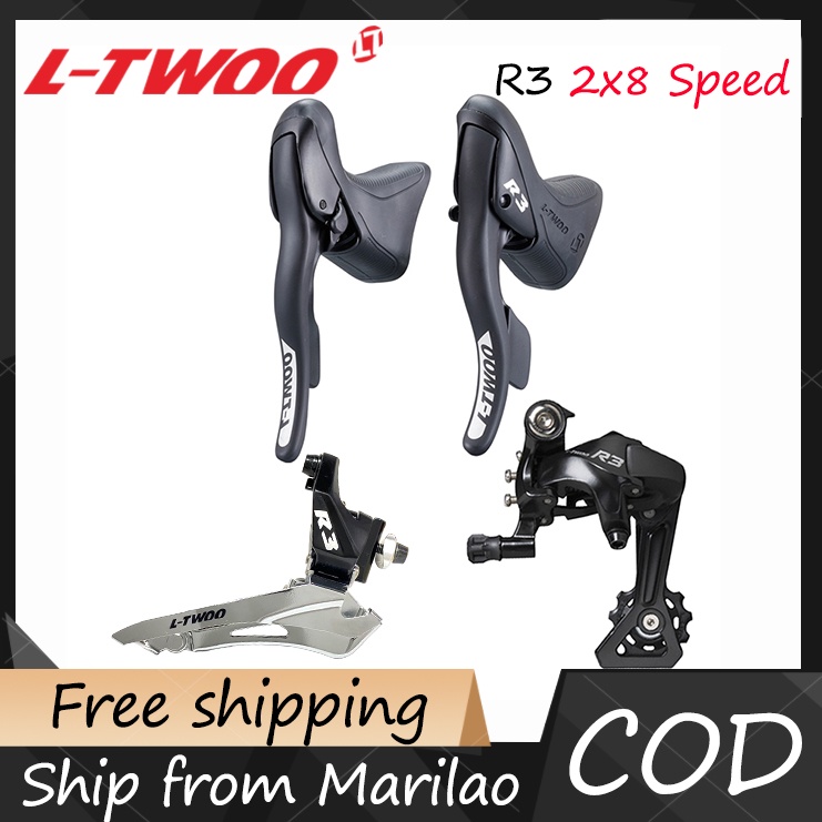 LTWOO R3 2x8 Speed 16s Road Bike Shifter Rear Derailleurs Front Derailleurs Group Set Parts ...