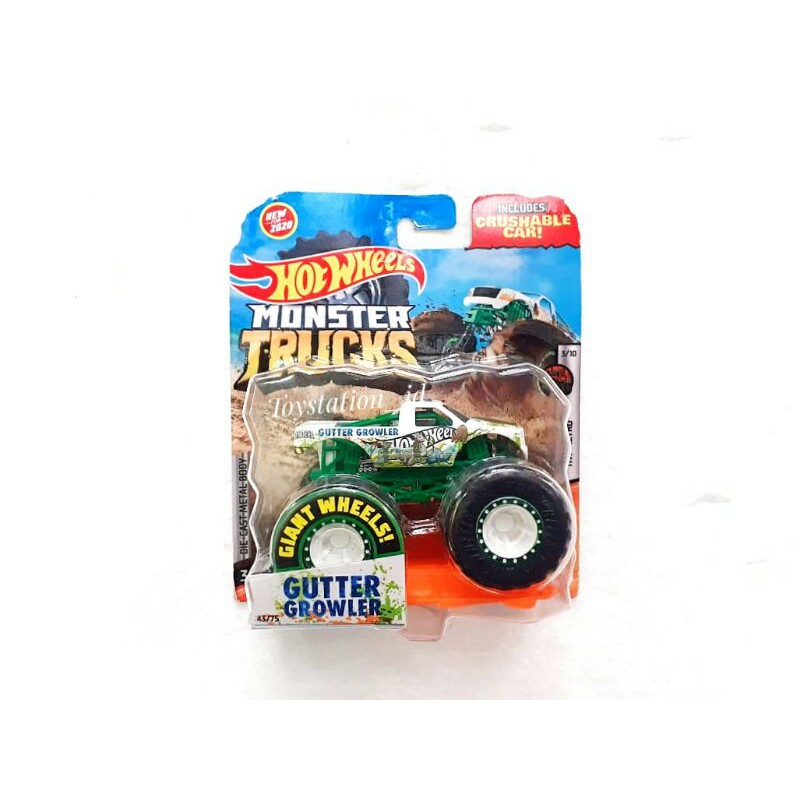 Toy diecast Car hotwheels monster truck Clock gutter growler | Shopee ...