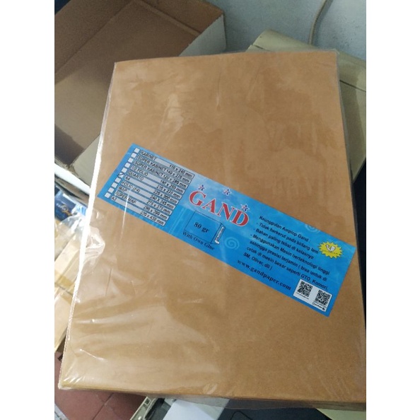 A4 brown envelope with Gand brand glue seal | Shopee Philippines