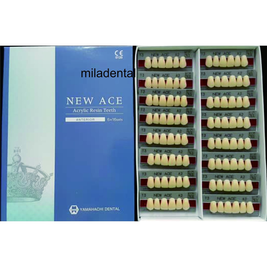 New Ace Upper Anterior Acrylic Dentures | Shopee Philippines