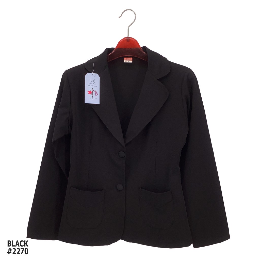 Korean Plain Long Sleeve Office Blazer Office Jacket | Shopee Philippines