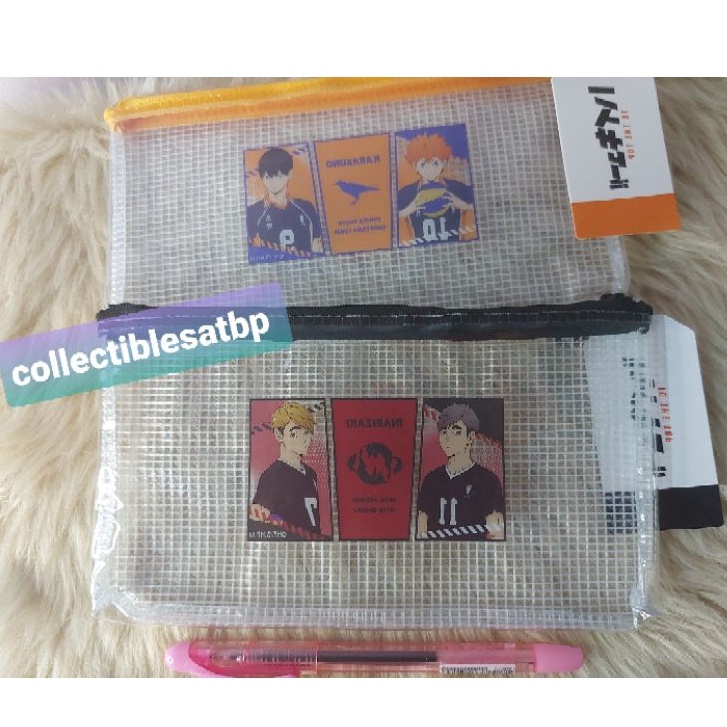 Haikyuu Clear Flat Pouch (official merchandise) | Shopee Philippines