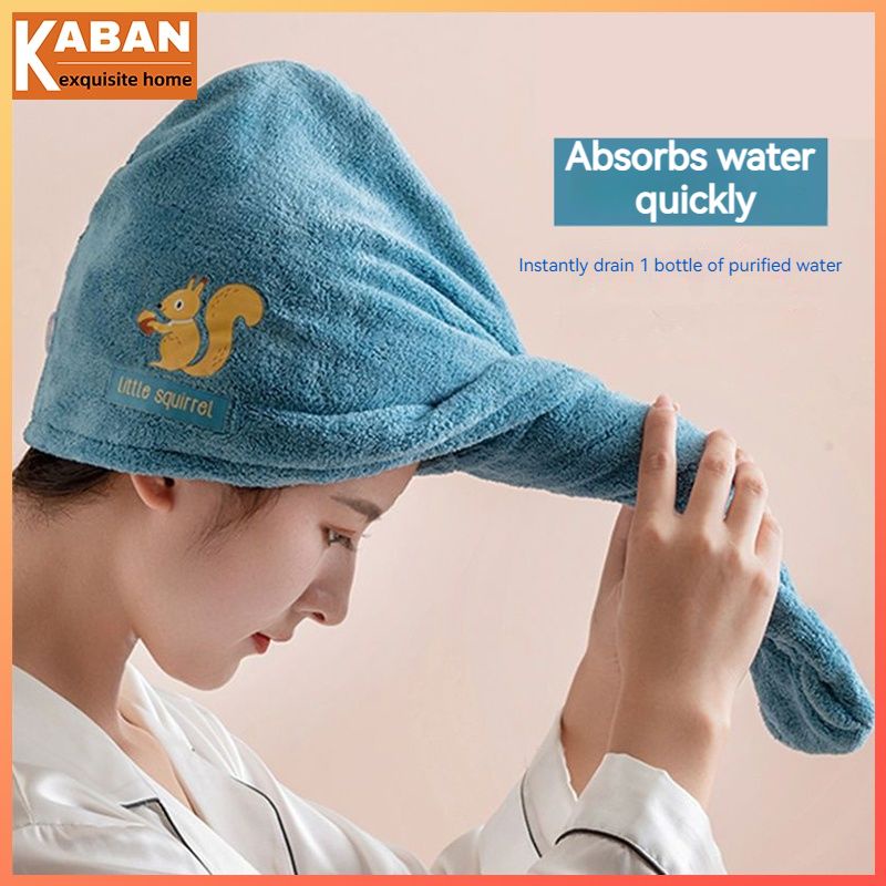 Dry Hair Towel, Dry Hair Cap, Super Absorbent, Microfiber Quick-drying ...