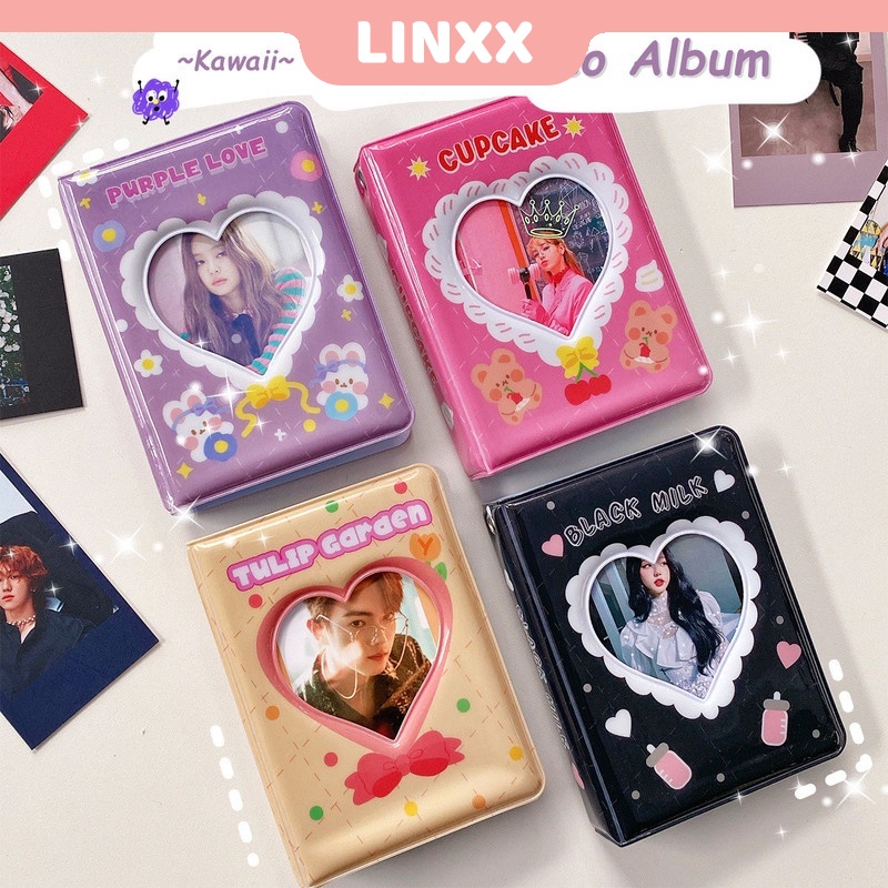 LINXX 3 Inches Ins Collect Book KPOP Photocard Album Lomo Card Album ...