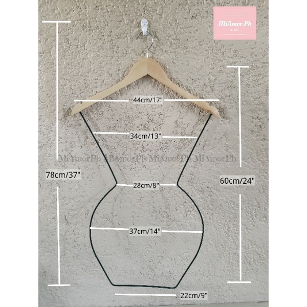 OVAL BODY SHAPE HANGER SWIMSUIT SEXY DRESS HANGING DISPLAY ORGANIZER ...