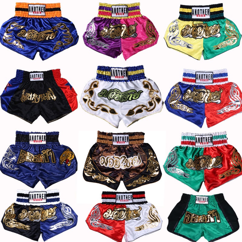 ﺴMuay Thai Shorts Boxing Free Fighting Pants Men S And Women Clothing ...