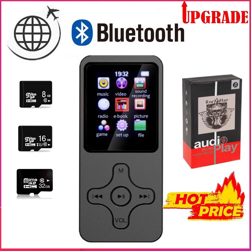 Mini Bluetooth Mp3 Mp4 Music Player Fm Radio / Hi-Fi / Media / Lossless ...