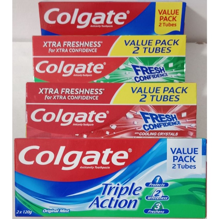 Colgate Anticavity Toothpaste Value Pack ( 2 Tubes ) | Shopee Philippines