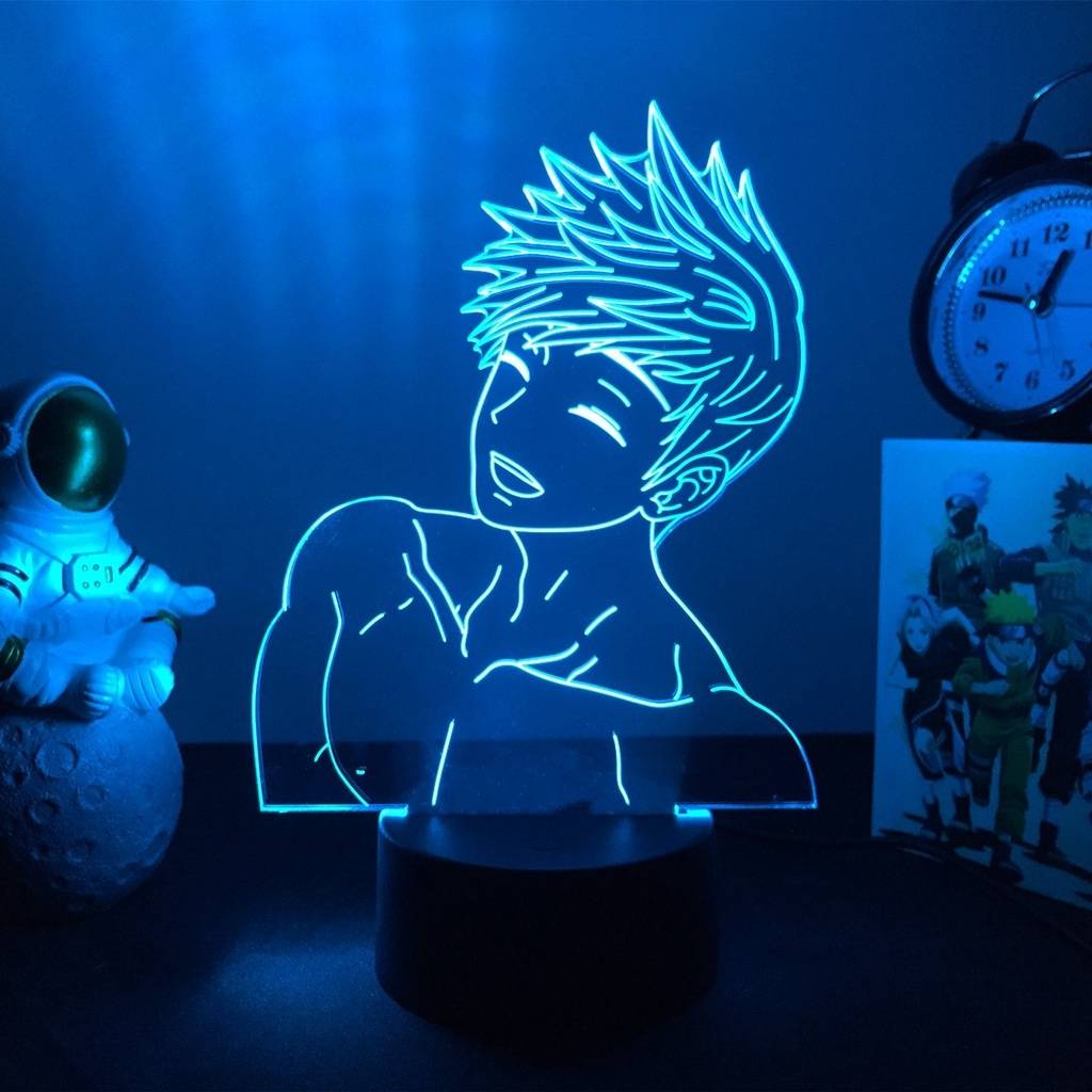 Hobby Camp Buddy Anime Night Light Lamp Remote LED Charging USB ...