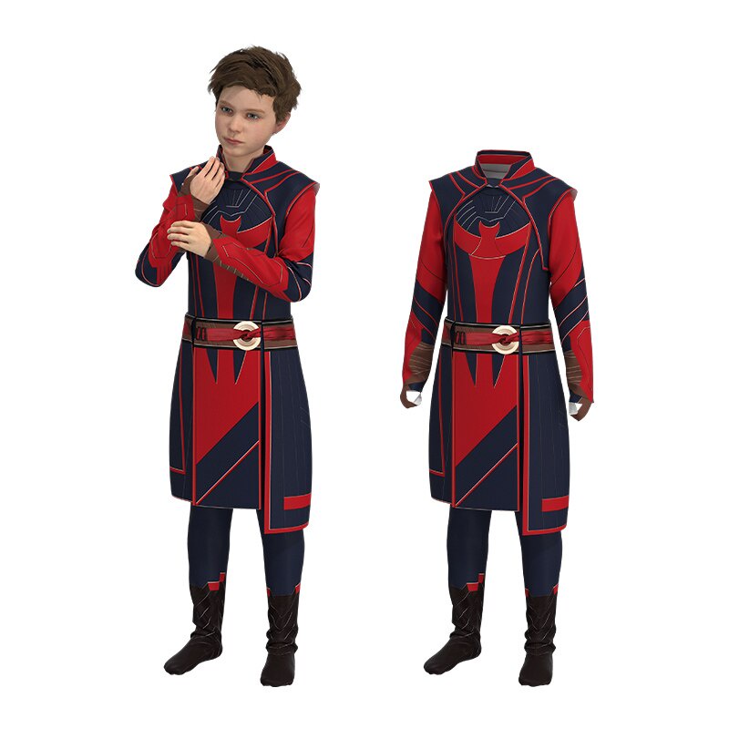 2022 New Stephen Strange Cosplay Kids Cosplay Costume Defenders Doctor ...