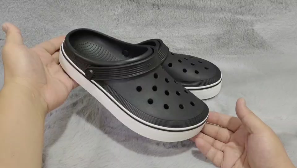 crocs simple casual men's women's sandals, slippers, full rubber for ...