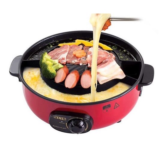 otto Bbq Grill Model GR-170 Suki Barbecue Pot With Soup Compartment GR ...