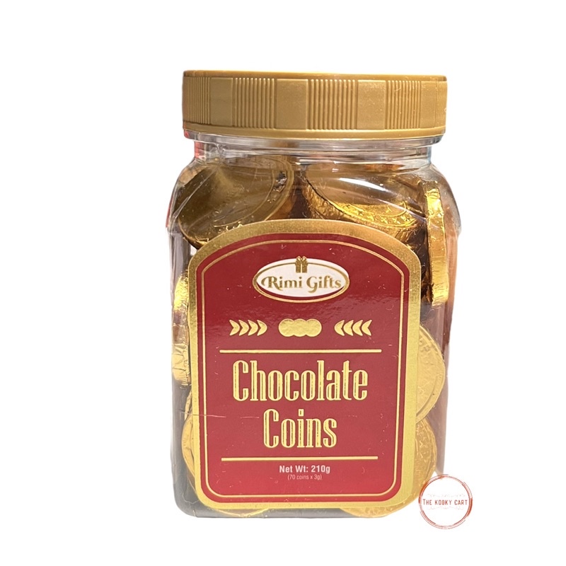 Rimi Gifts Chocolate Coin Gold Coins (Imported Chocolate) | Shopee ...