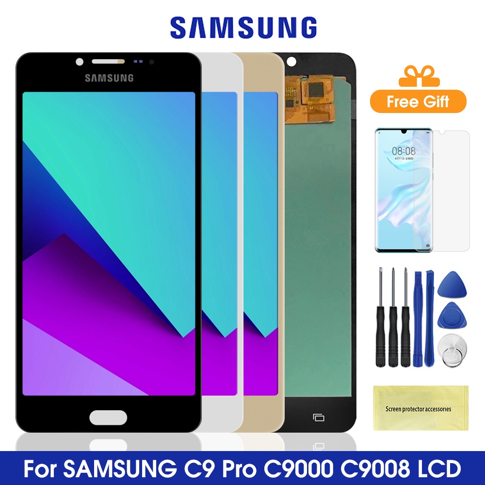 Oled For Samsung Galaxy C9 Pro LCD Display Touch Screen Digitizer ...