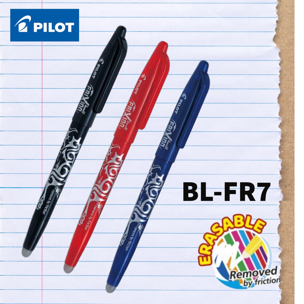 Pilot BL-FR7 Frixion Ball Pen 0.7mm | Pilot Pen | Shopee Philippines