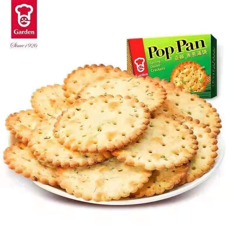 Pop-Pan Spring Onion Crackers 225g | Shopee Philippines