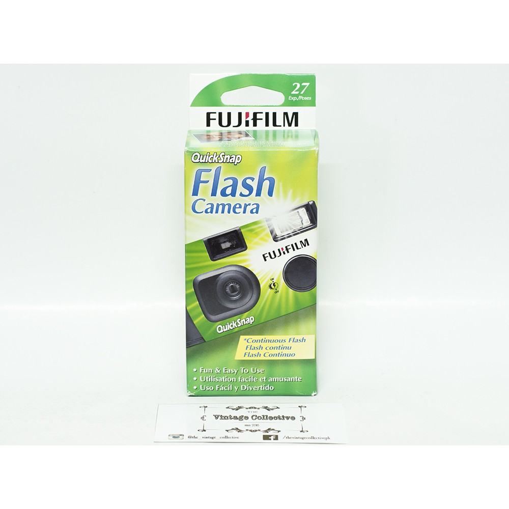 Fujifilm QuickSnap Flash 400 Disposable Camera (27 shots) [GRAB/COD ...
