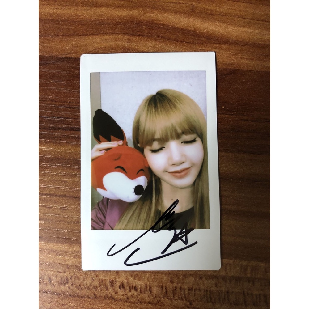 Blackpink Lisa Autographed Signed Stars Gifts Collection Collectibles ...