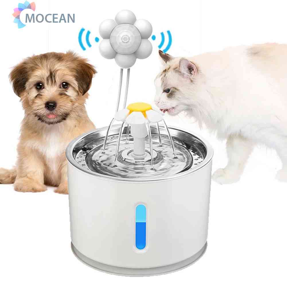 Smart Water Motion Sensor Switch for Cat Dogs Automatic Fountain Pets ...