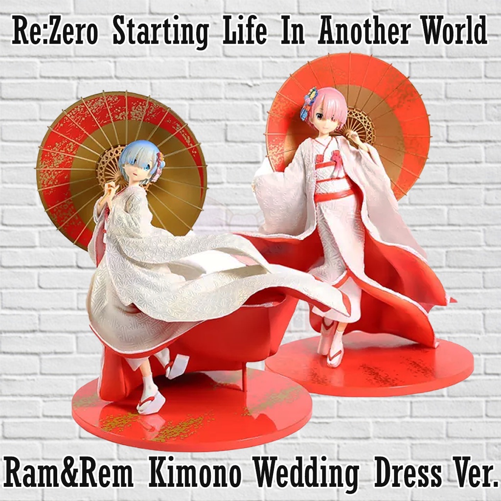 Re:Zero Starting Life In Another World Ram Rem Kimono Wedding Dress Ver ...