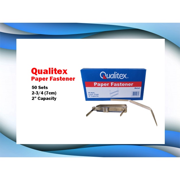 Qualitex Paper Fastener (Metal) | Shopee Philippines
