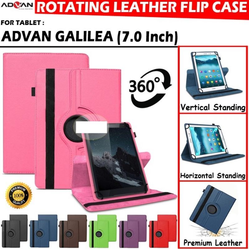 Galilea TAB ADVAN 8003 7 INCH ROTARY BOOK COVER CASE 360 STANDING ...