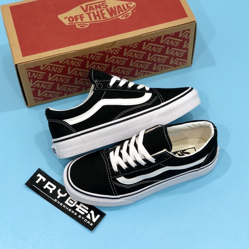 Vans Old Skool Black White Waffle Icc | Shopee Philippines