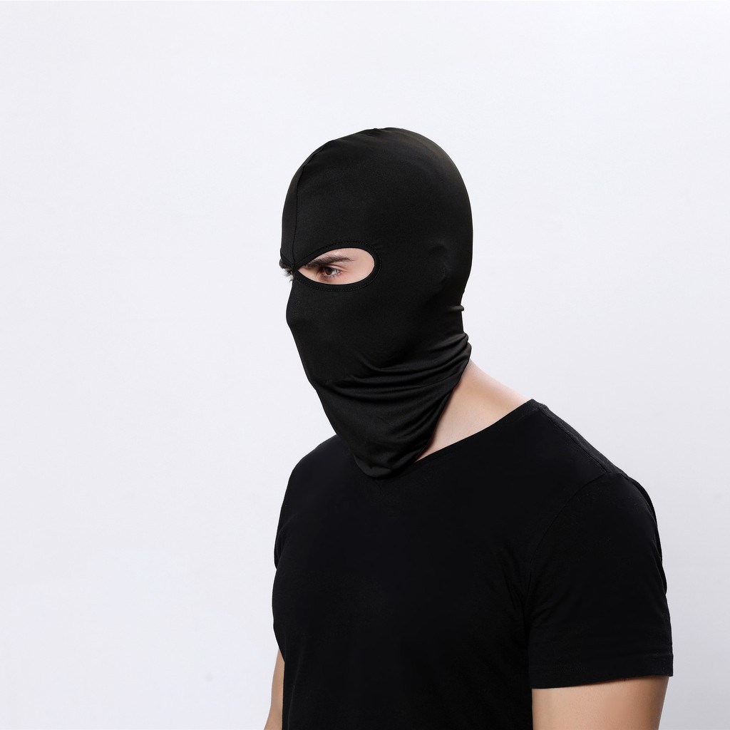 30 Colors Balaclava Ice Silk Dust-Proof Full Face Mask With 2 Holes ...